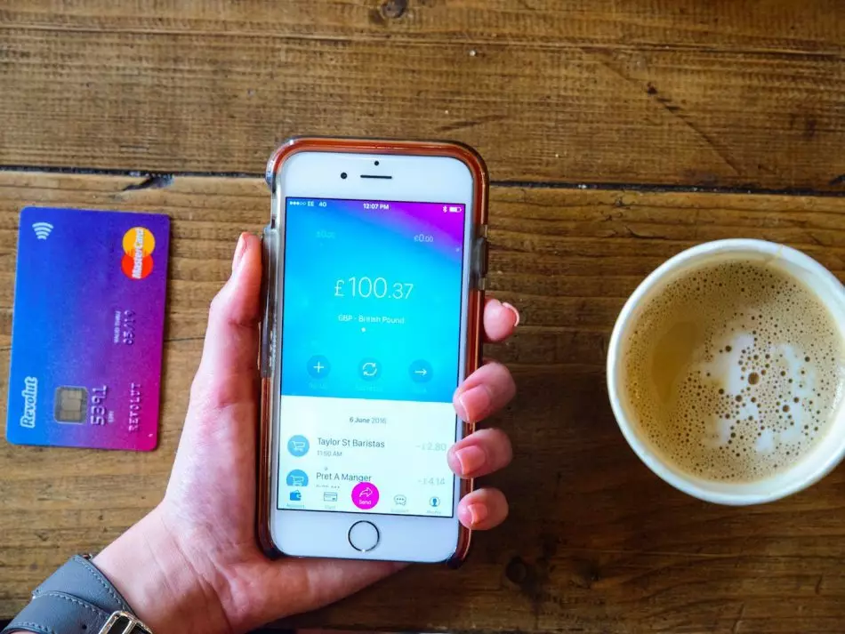 Investoinnit Fintech-Cominvesmenttiin Finteh-Company Revolut 250 miljoonaa dollaria