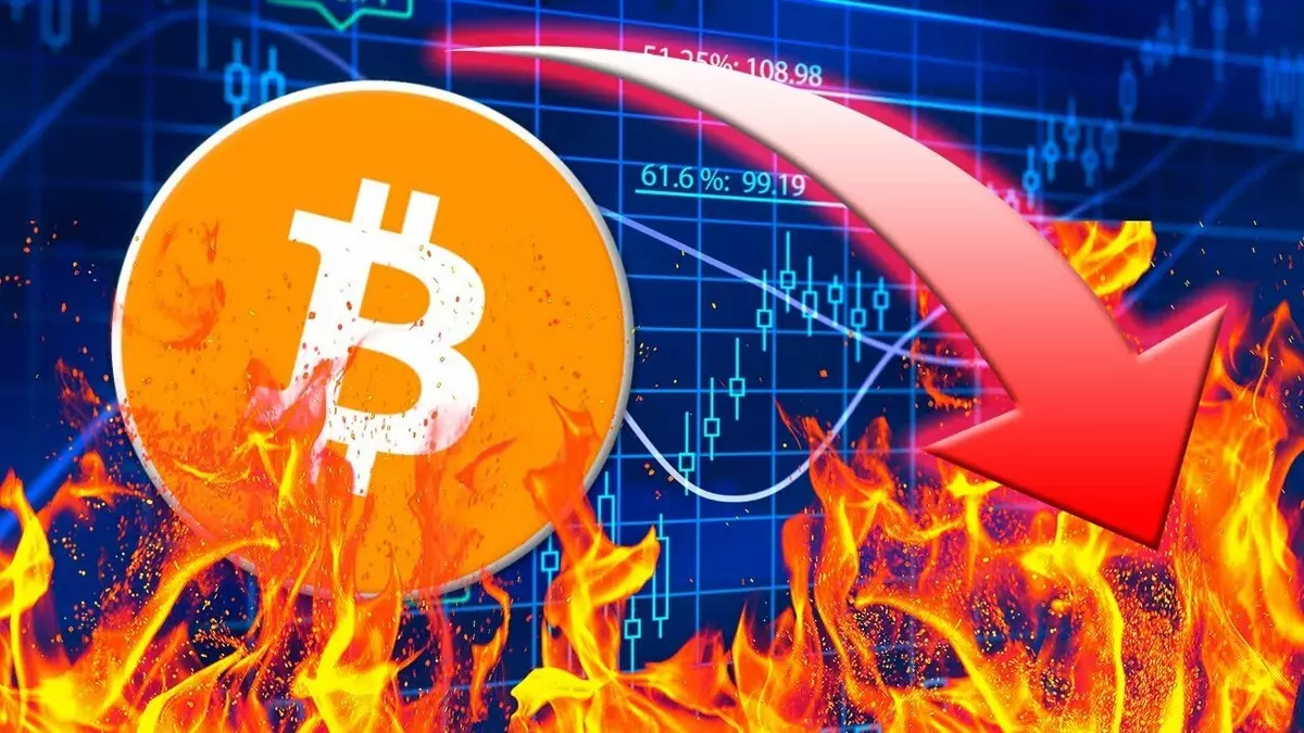 Bitcoin je padel za 500 dolarjev v 2 urah