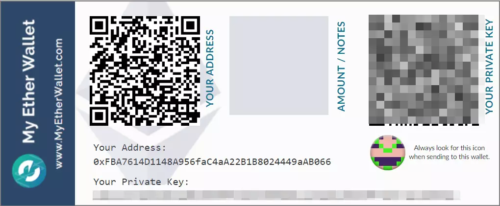 Paper Wallet.