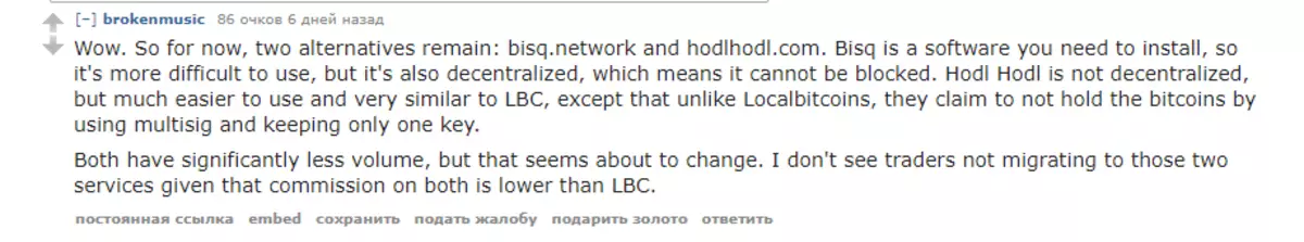 Redddit na Localbitcoinima